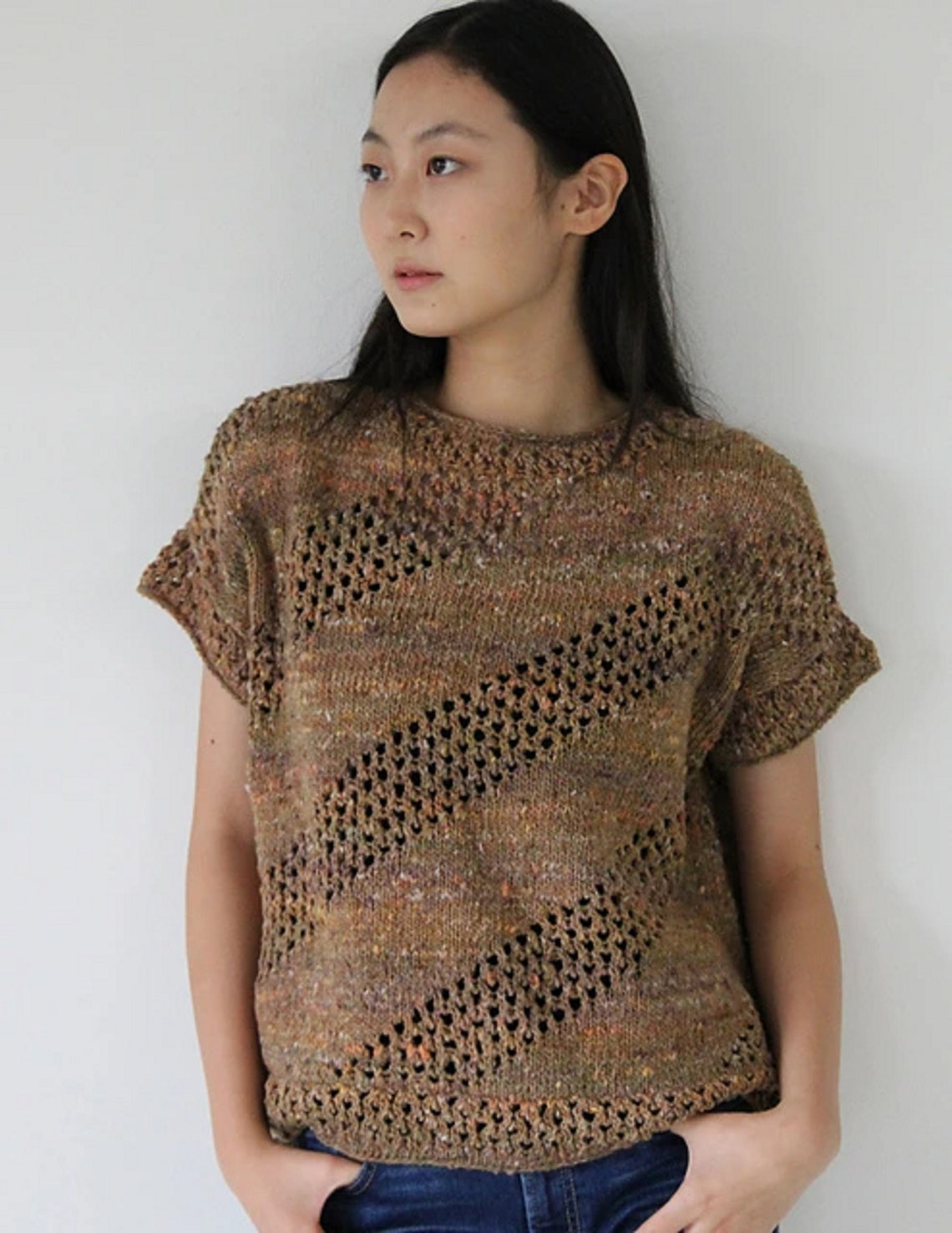NORO - Kin Top, Short Sleeve, PDF Knitting Pattern - Etsy