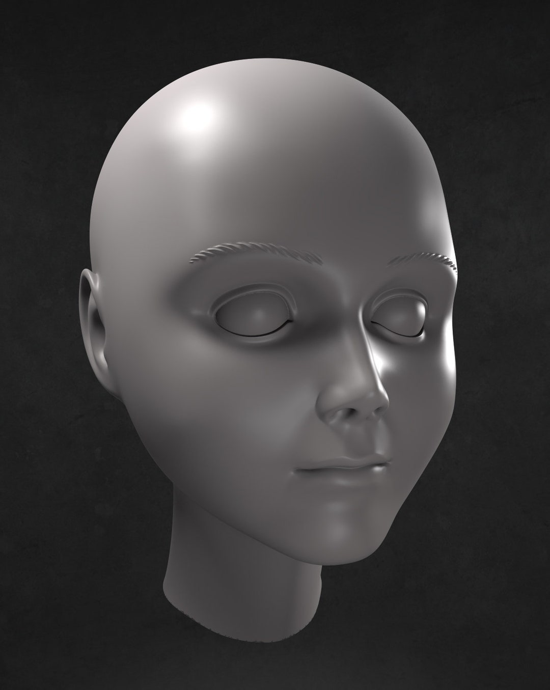 Brahm the Boy Head Model for 3D Print - Etsy