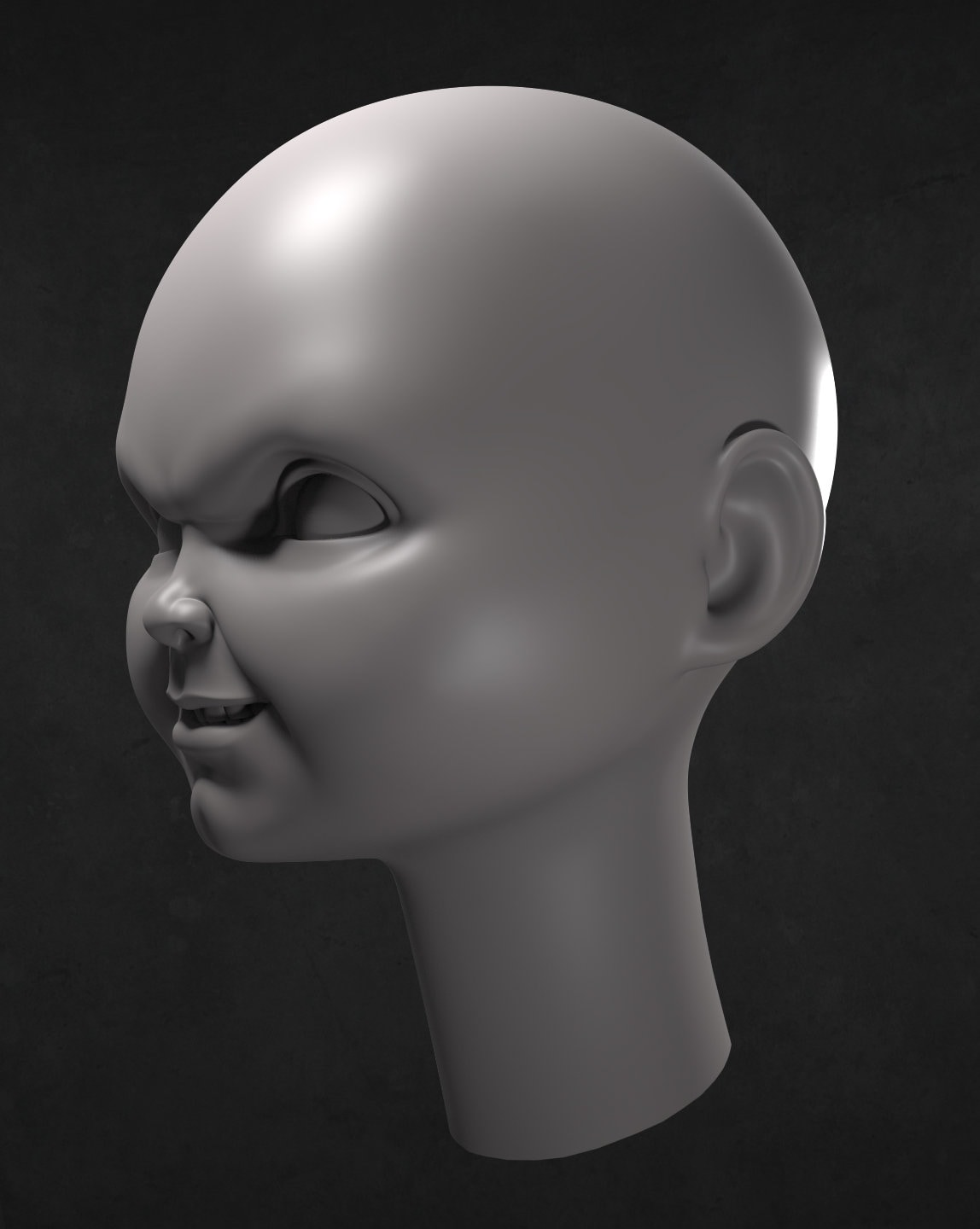 Chucky Doll Head STL 3D Print Model - Etsy Singapore