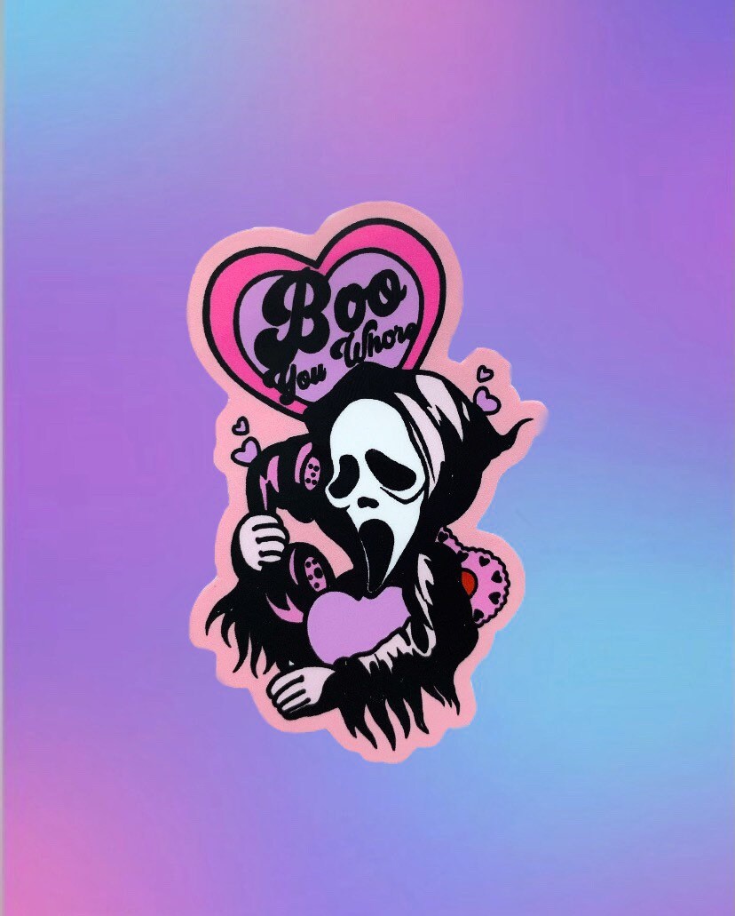 Mean Girls Inspired Ghostface Sticker - Etsy