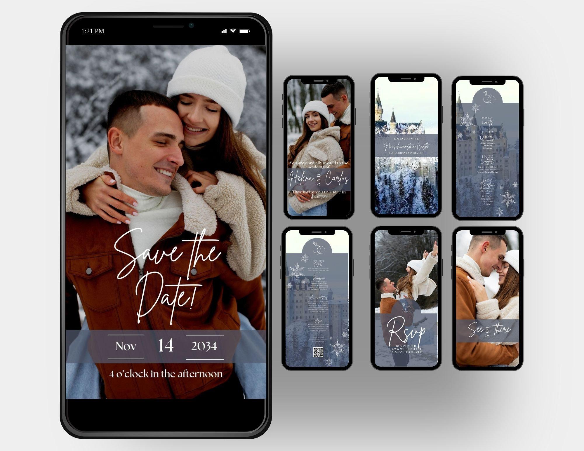 Wedding Video Invitation Canva Template, Animated Wedding Invite With ...