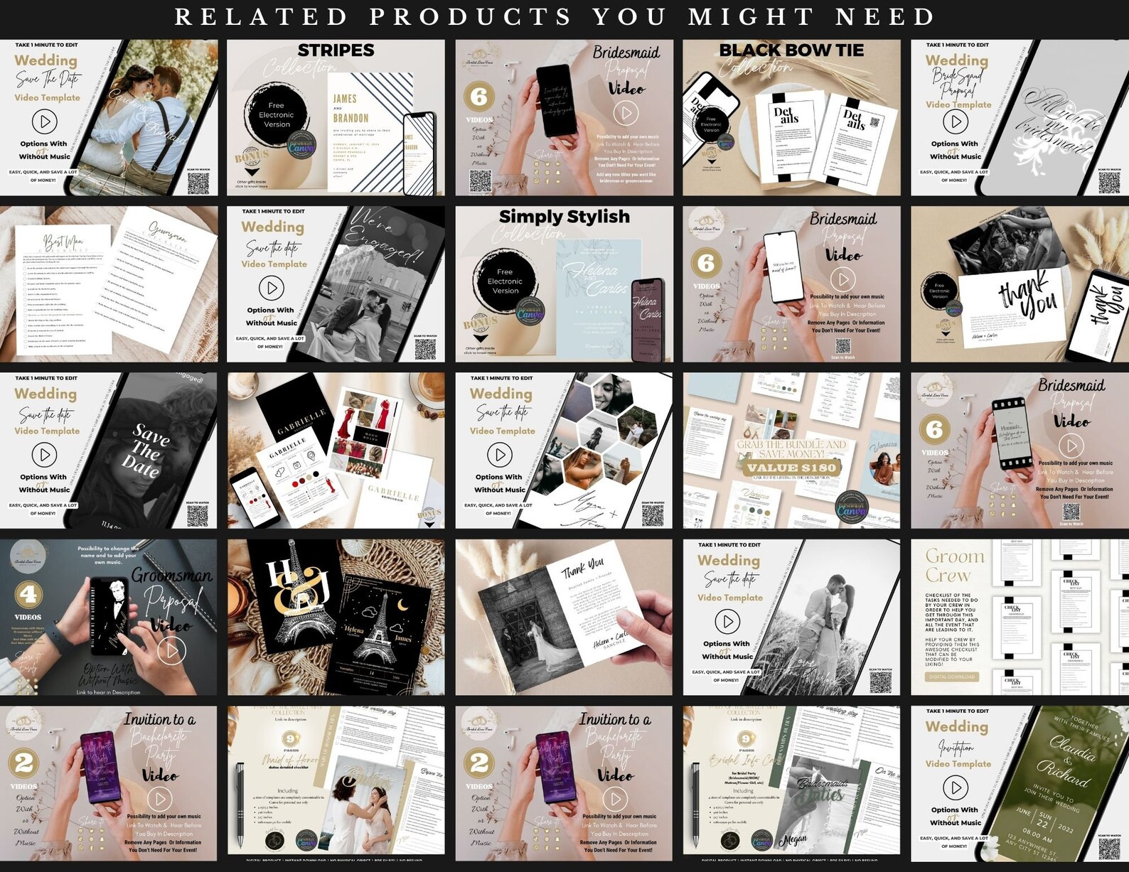 Vintage Bespoke Newspaper Photo Wedding Invitation, Custom Elegant ...