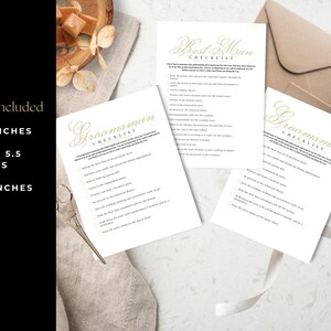 Bridal Party Duties Checklist, Printable Groomsman To-do List, Best Man ...