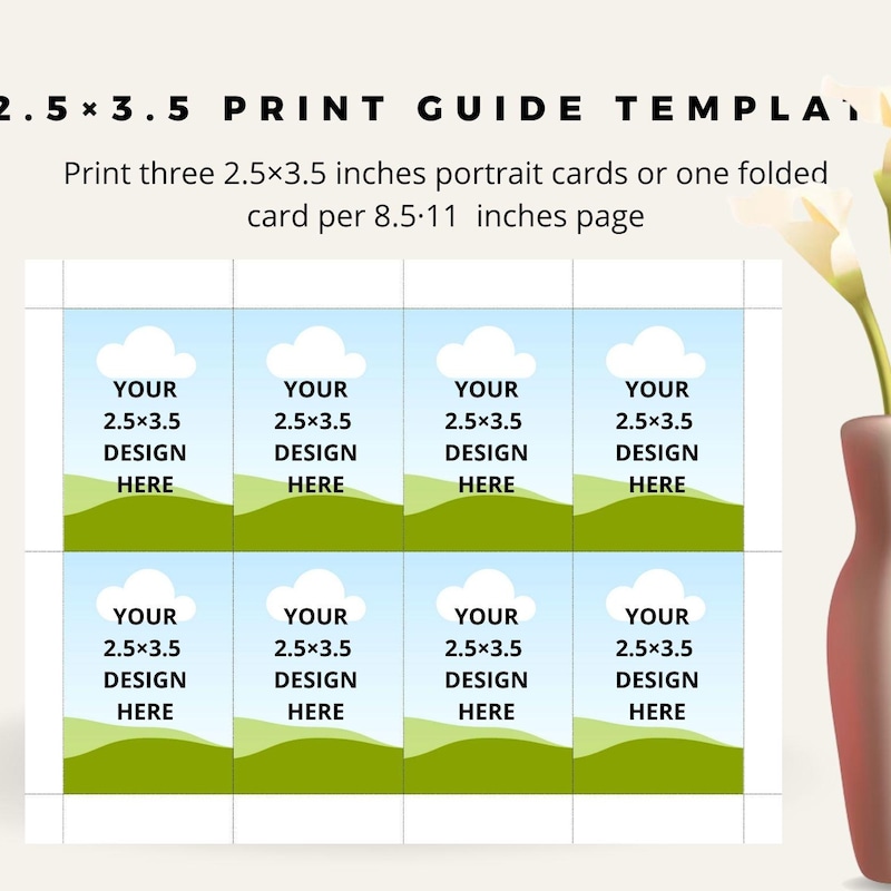 2.5 X 3.5 Custom Cards - Etsy