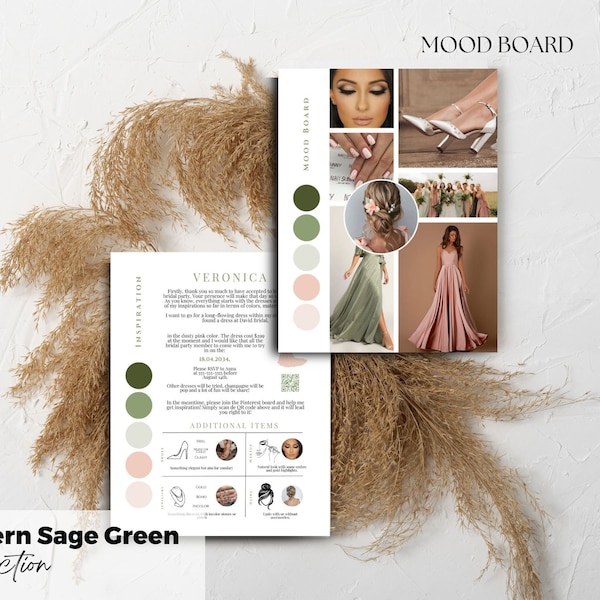 Sage Green Color Palette - Etsy