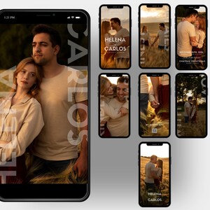 Wedding Video Invitation Canva Template, Animated Invite With RSVP ...