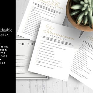 Bridal Party Duties Checklist, Printable Groomsman To-do List, Best Man ...