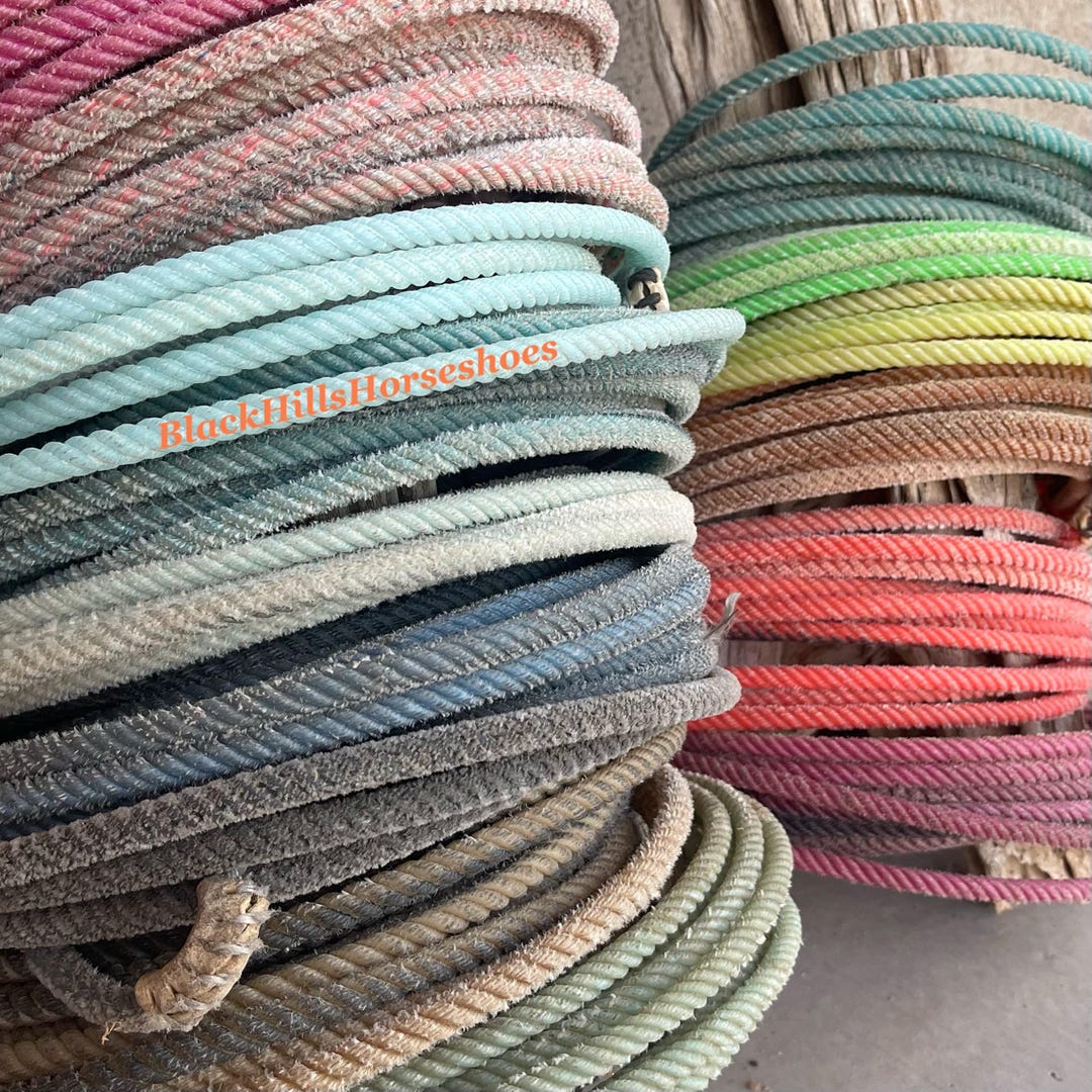 Used Lasso Lariat Cowboy Ropes - Team Roping, Rodeo, Western Decor, Rodeo Ropes, Cowboy, Ranch ...