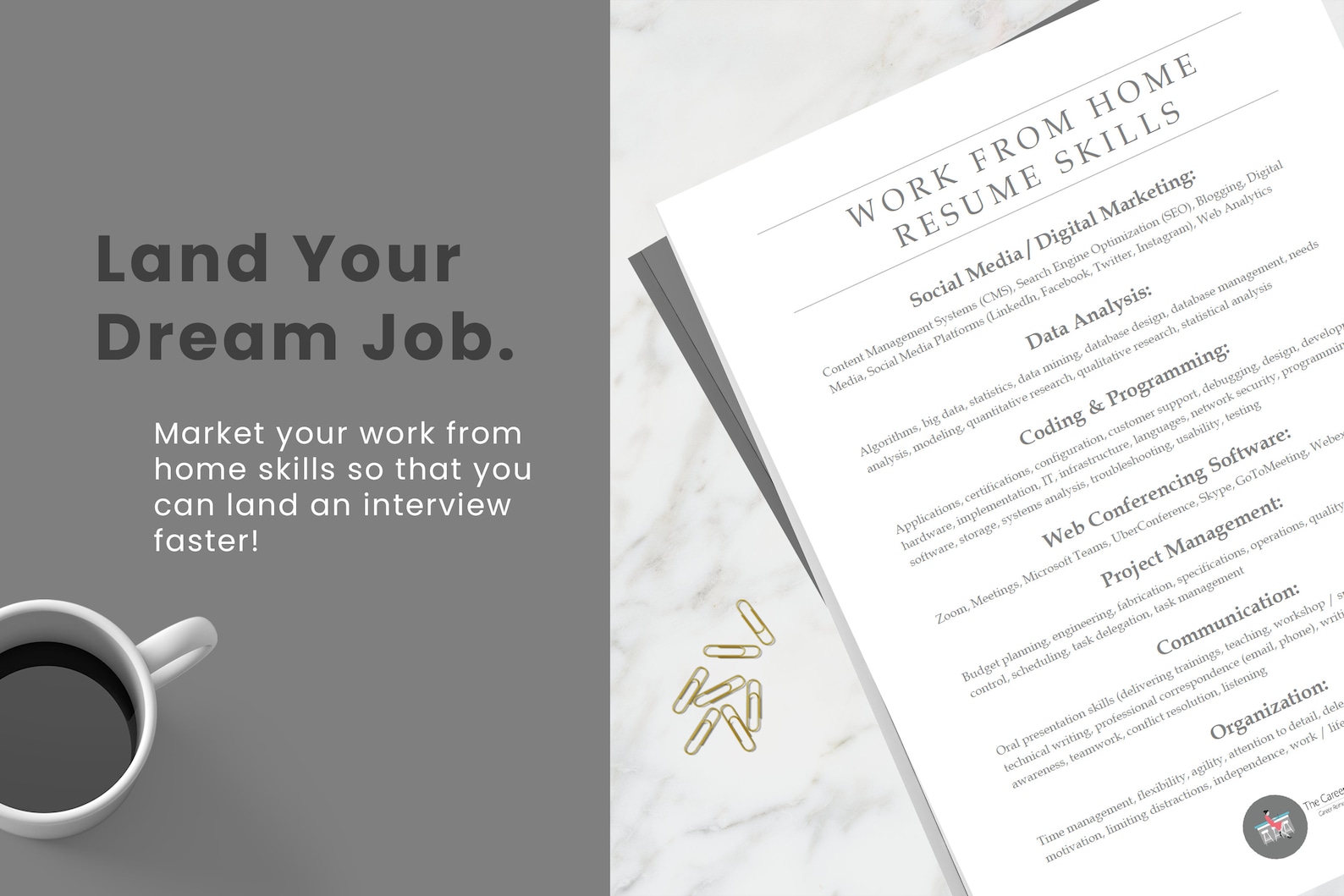 Work From Home Job Resume - Resume Template for Word - Resume Template ...