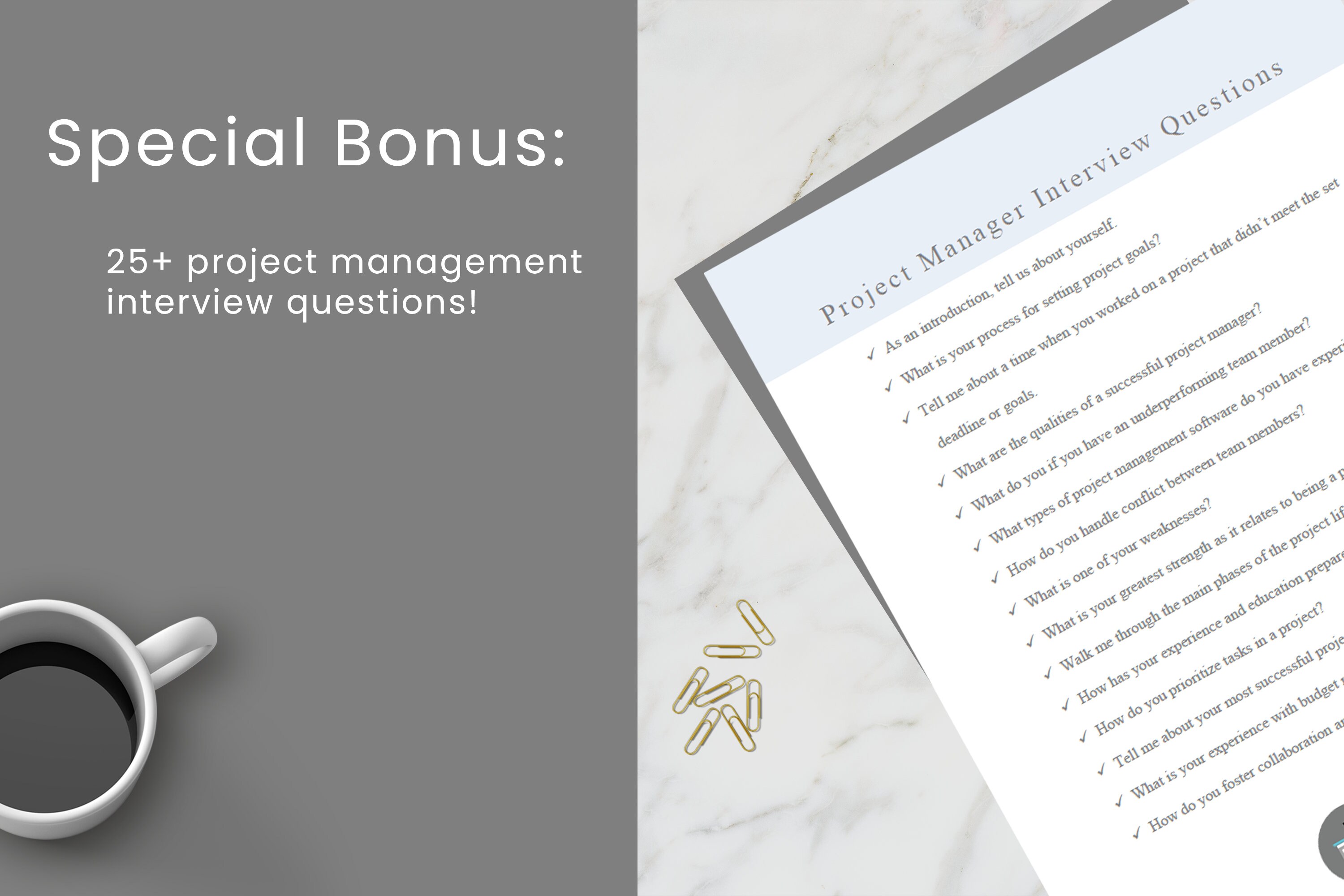 Project Manager Resume - ATS Resume - Word Resume - Resume Template ...