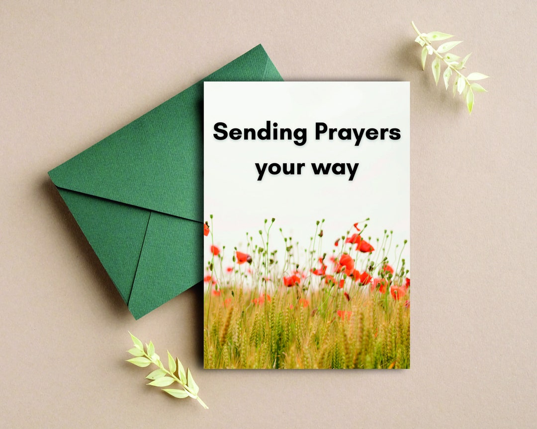 Sending Prayers GWS Card - Etsy