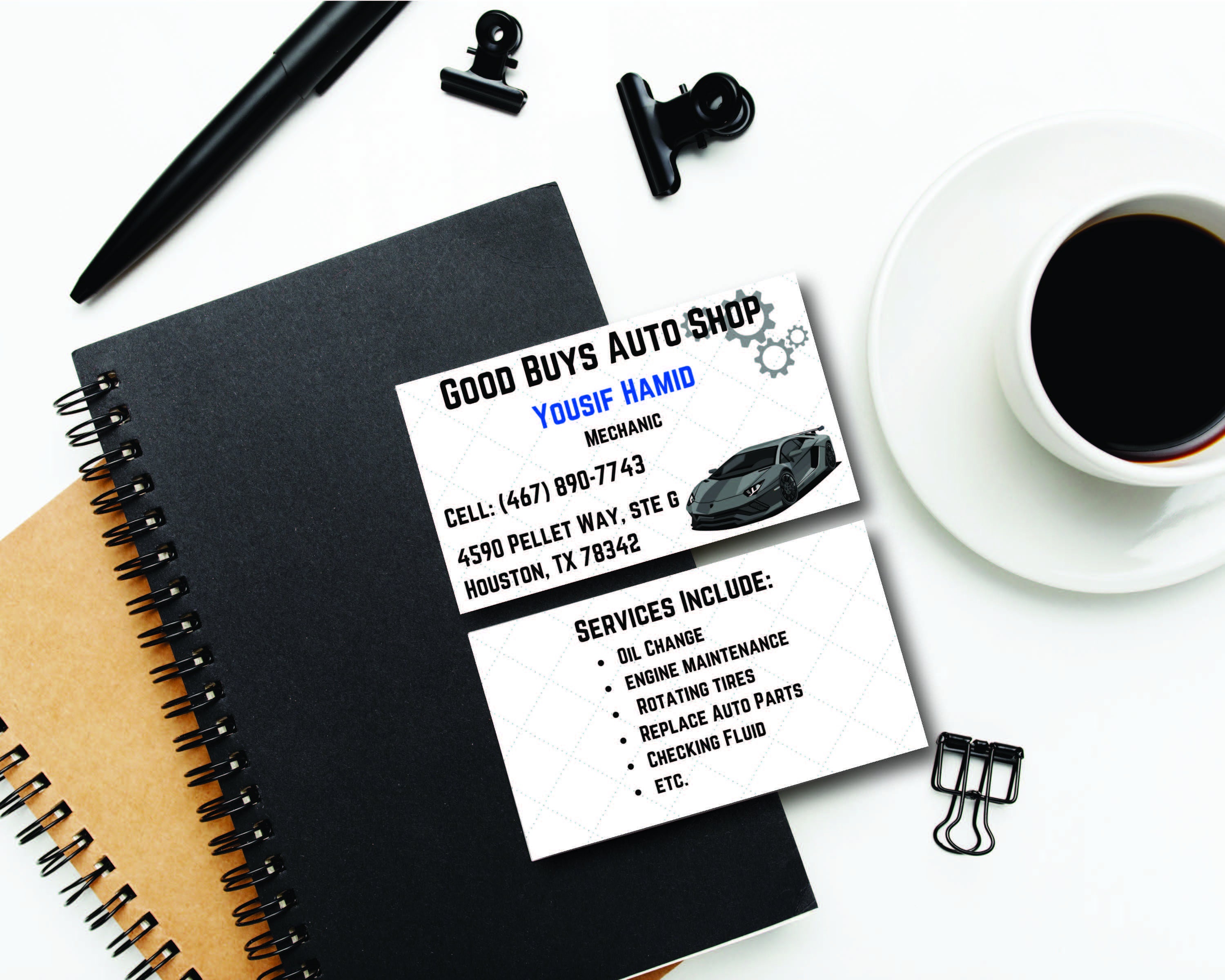 Auto Business Card - Etsy