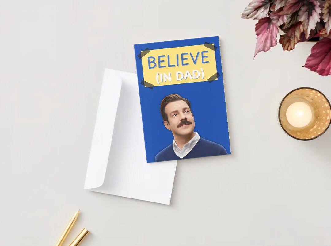 Ted Lasso Father’s Day Card | 5x7 Folded Card | Father’s Day Greeting ...