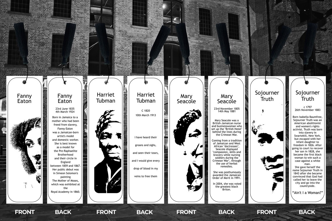 Black History Bookmarks,black History,bookmarks,inspirational Black ...