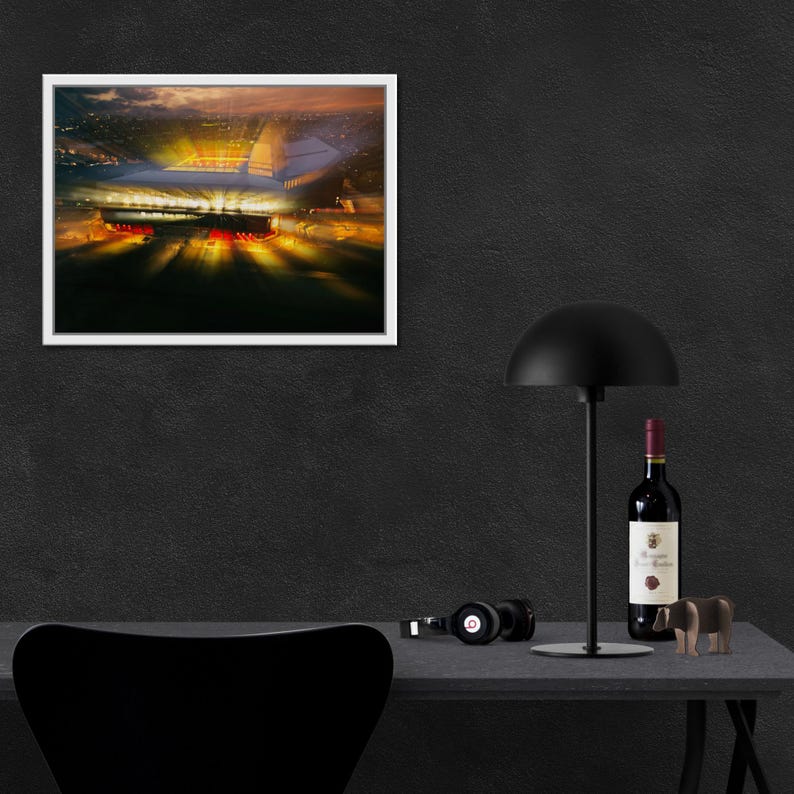 Anfield Stadium View,liverpool FC Wall Art,under the Lights,photography ...