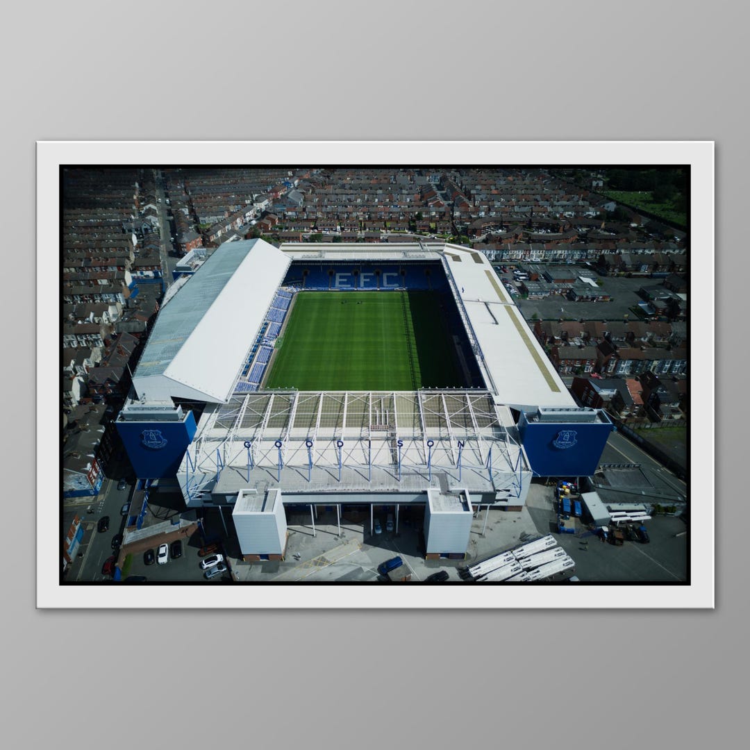 Aerial View of Goodison Park,everton FC Stadium Print,digital Download ...