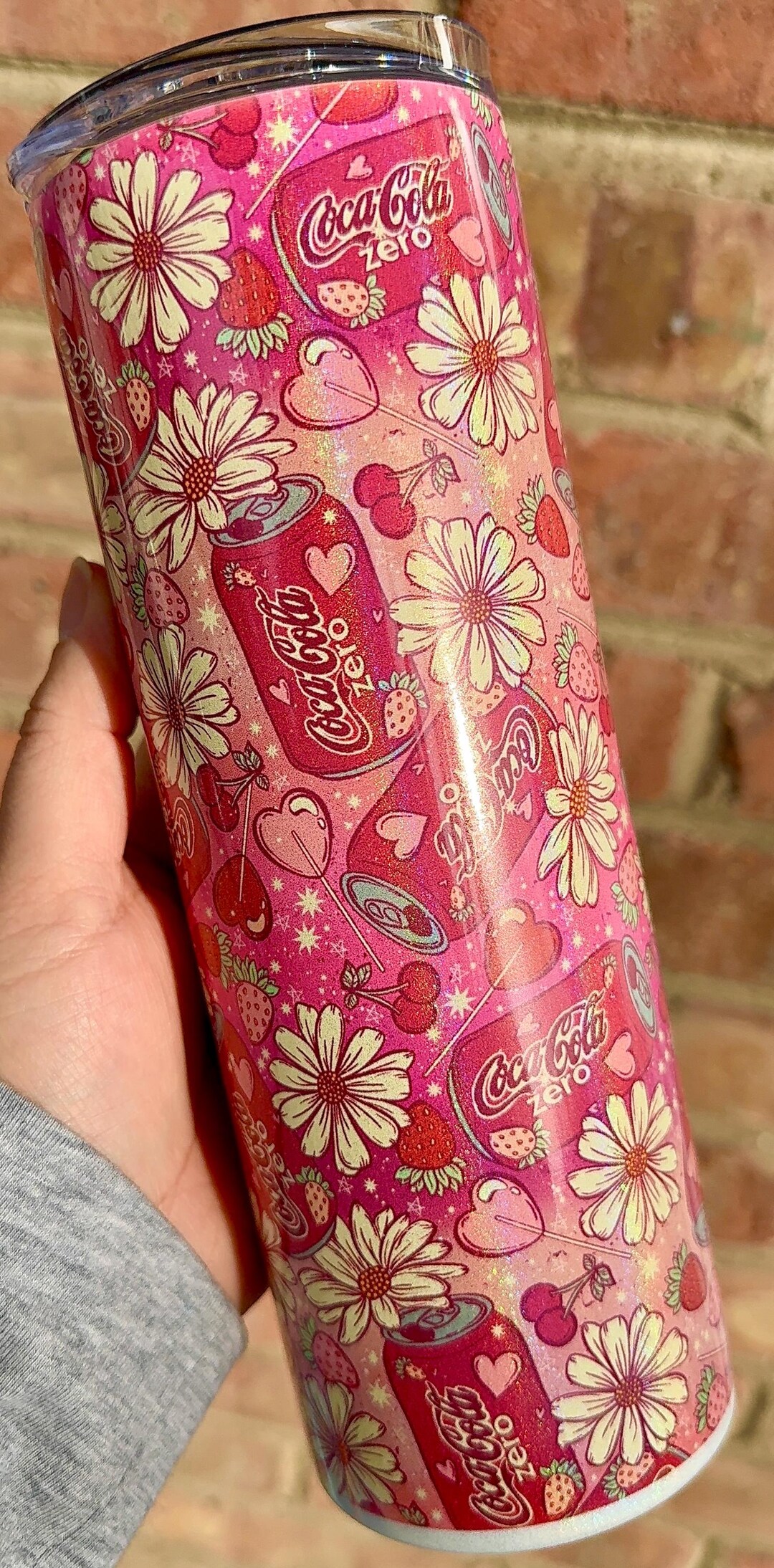 Zero Cola 20oz Glitter Tumbler - Etsy
