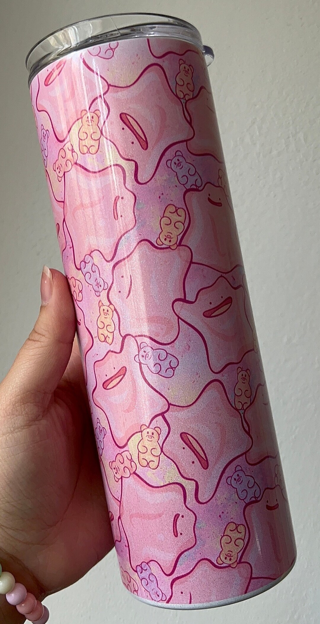Ditto & Gummy Bears 20oz Glitter Tumbler - Etsy