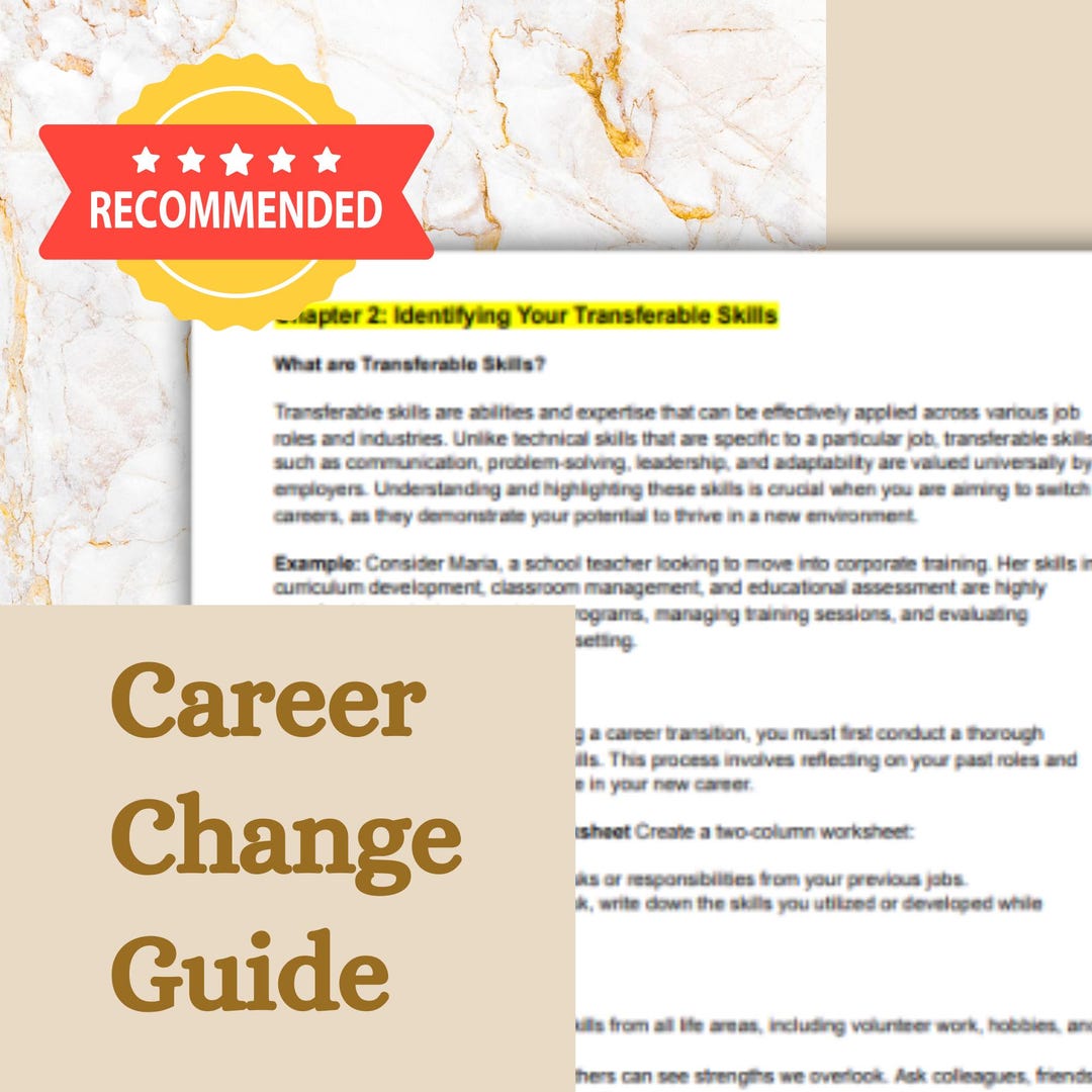 Career Change Guide – Comprehensive Help for Navigating New Careers ...