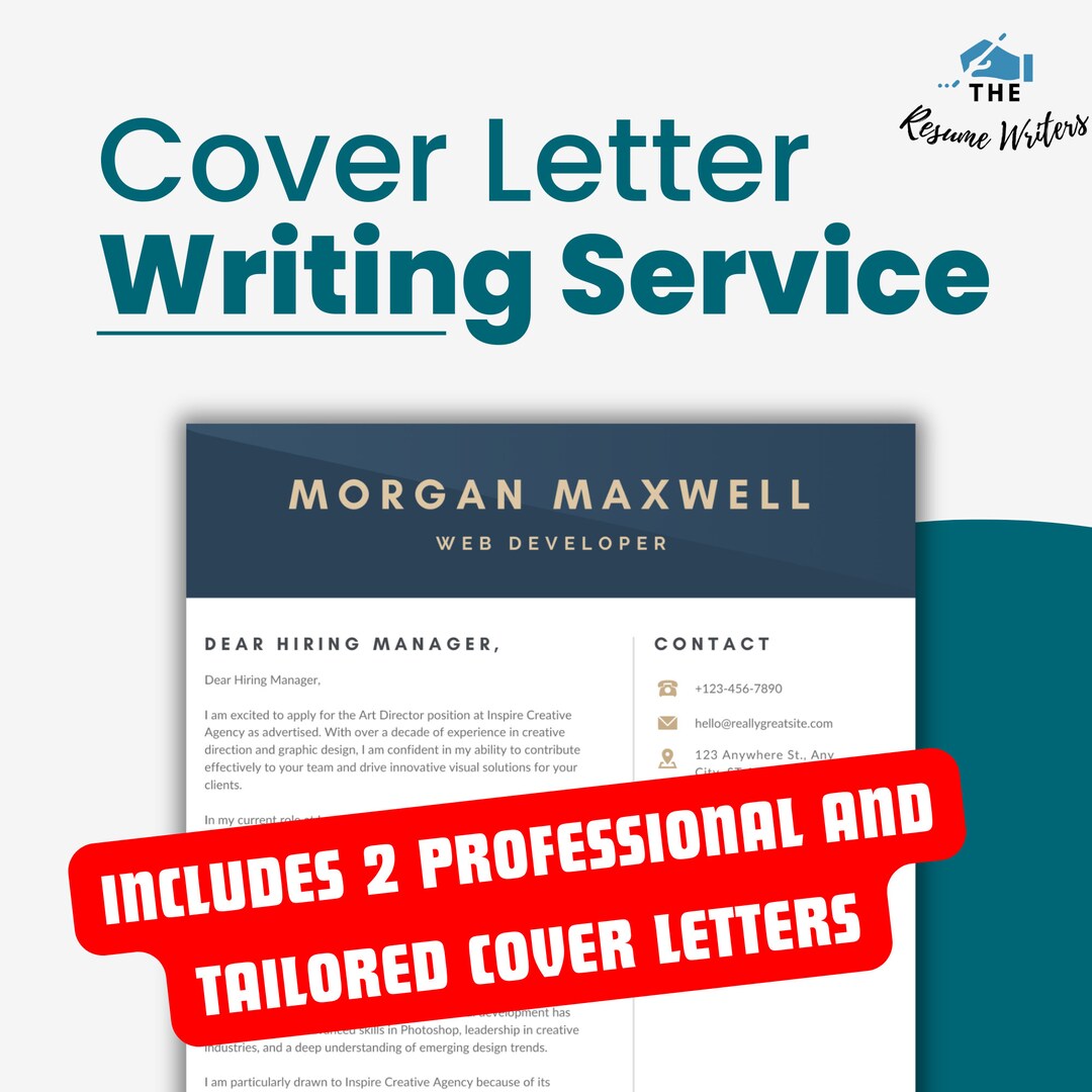 Custom Cover Letter Writing: Ats-friendly, Professional Service - Etsy
