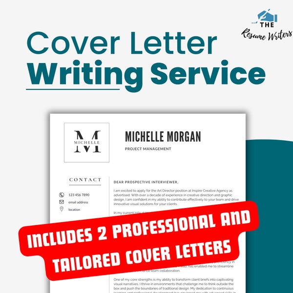 Resume Cover Letter - Etsy