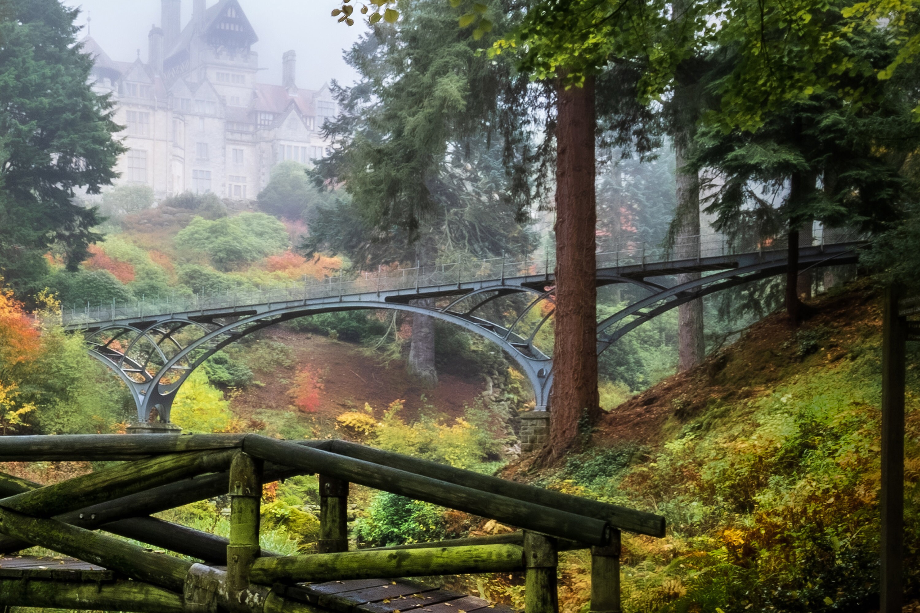 Cragside House Print Cragside Iron Bridge Print - Etsy