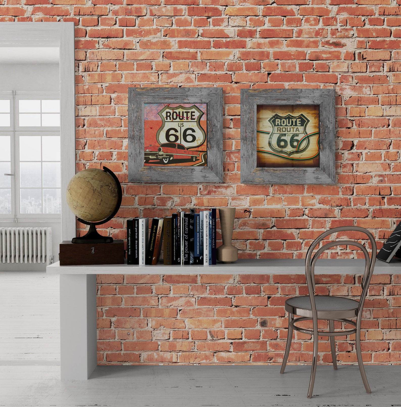 Vintage Route 66 Wall Art Two Route 66 Printable Artworks - Etsy