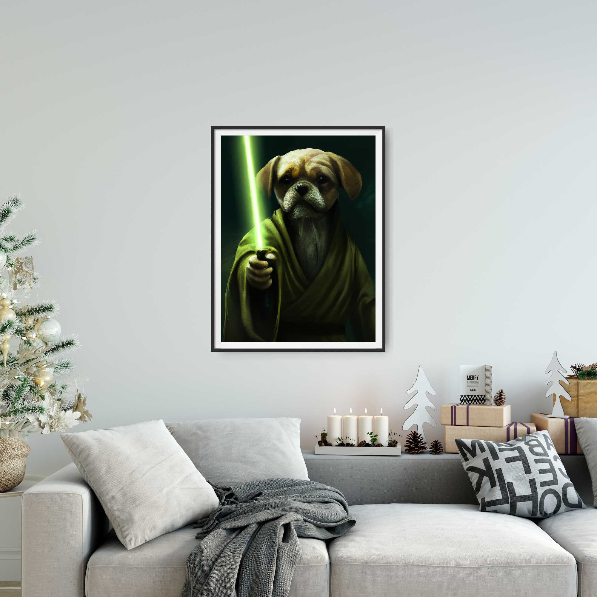 Funny Dog Print Sci-fi Dog Dog Prints Buy the Set of 4 - Etsy