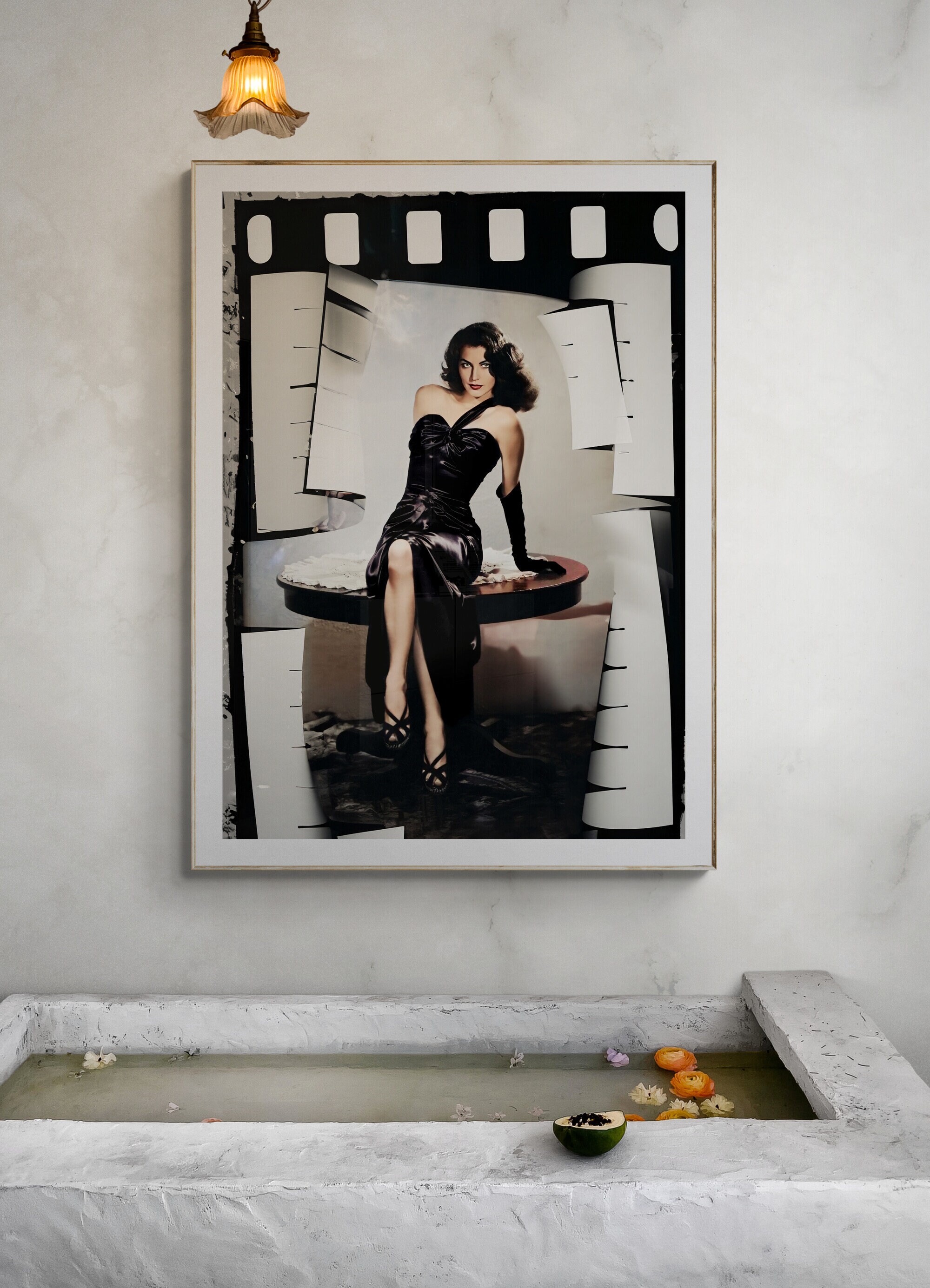Ava Gardner the Killers 1946 Colorized and Altered Vintage Wall Art ...