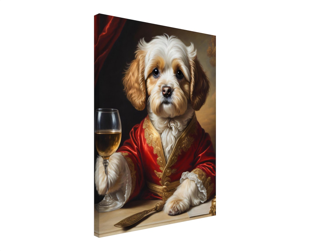 Cavachon Dog Wall Art | Cavapoo Wall Decor | Funny Dog Download | Dog ...