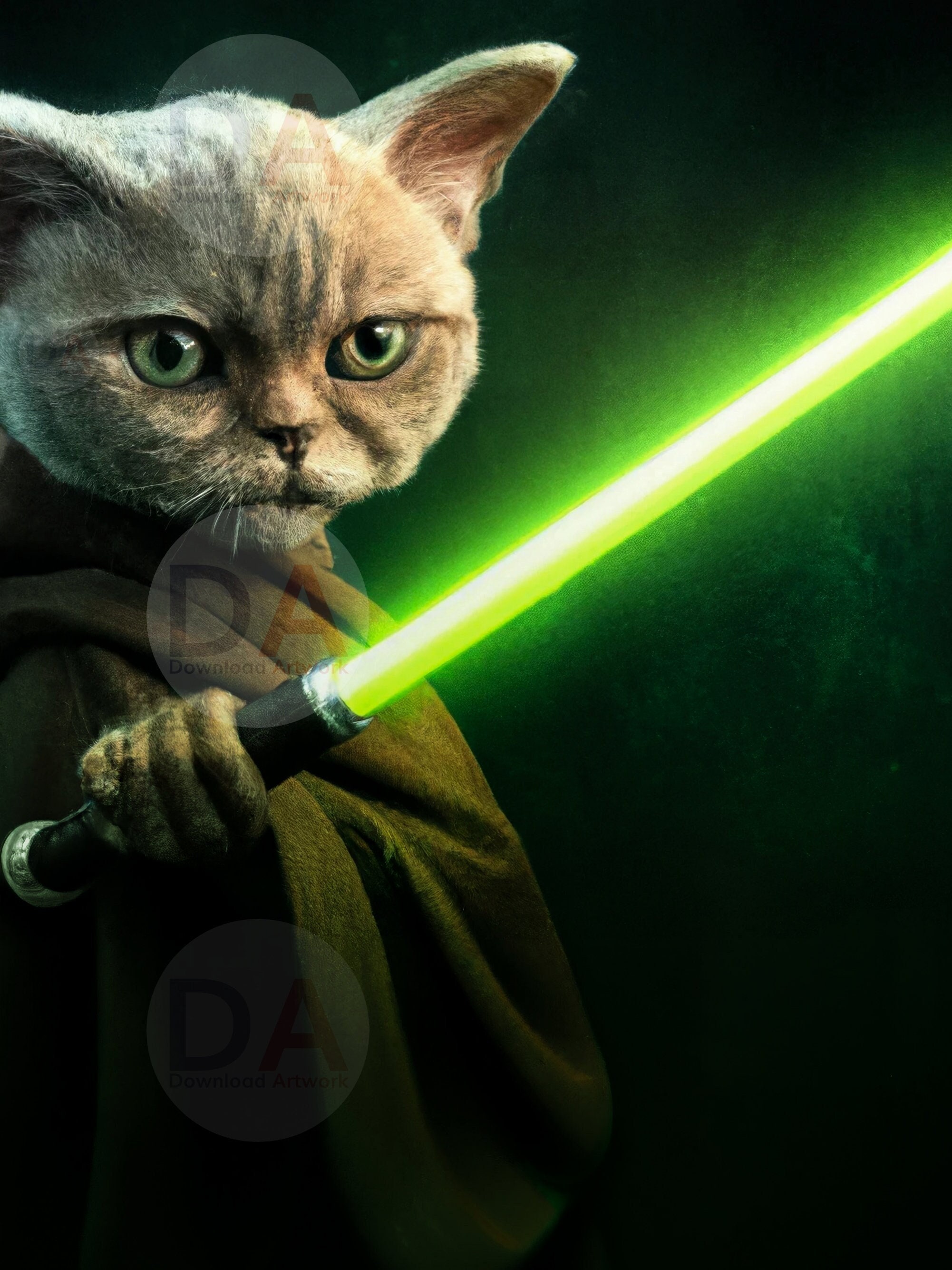 Cute Animals With Lightsabers