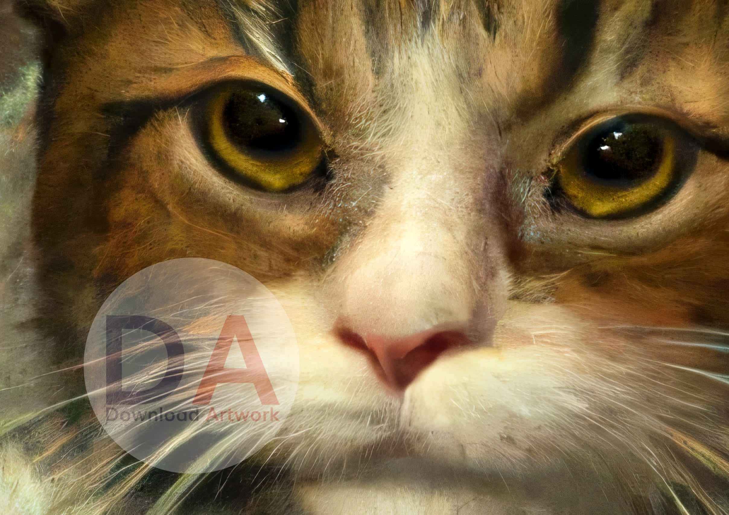 Renaissance Cat Print Renaissance Cat Portrait Pet Portrait Digital Art ...