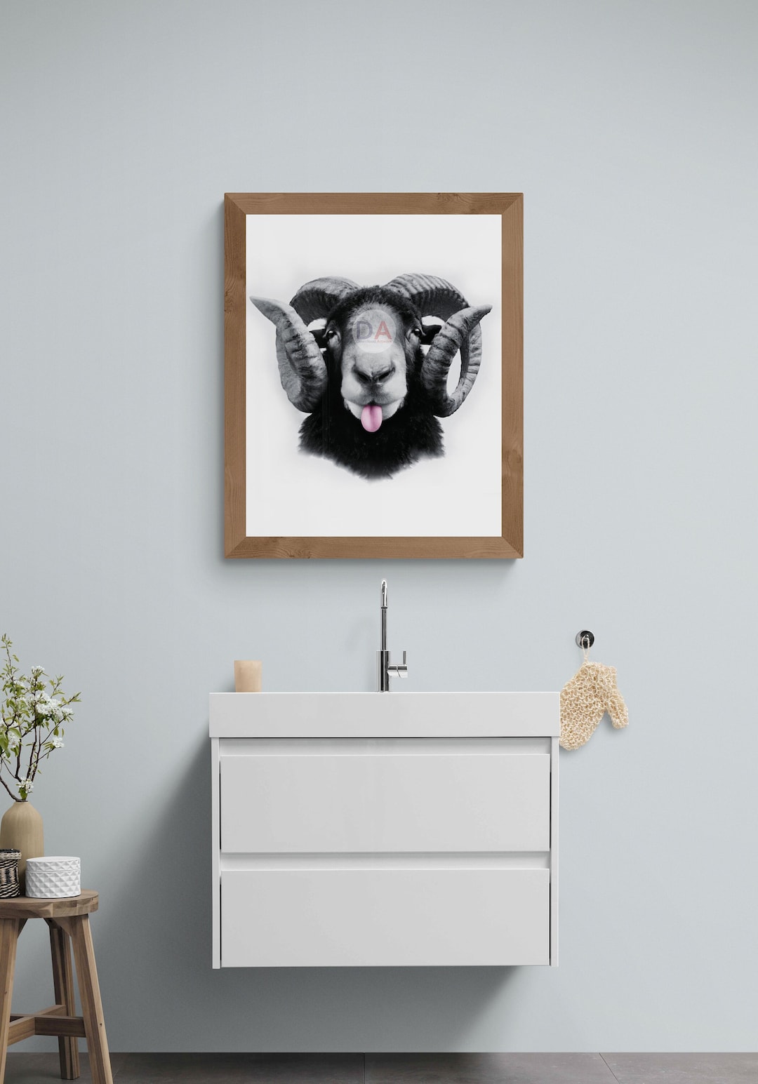 Sheep Wall Art | Farm Animal Print | Sheep Art Print | Sheep Wall Decor ...