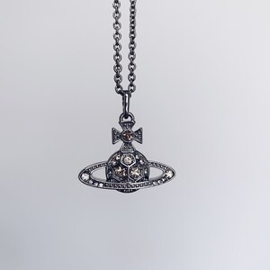 Gunmetal vivienne westwood necklace store