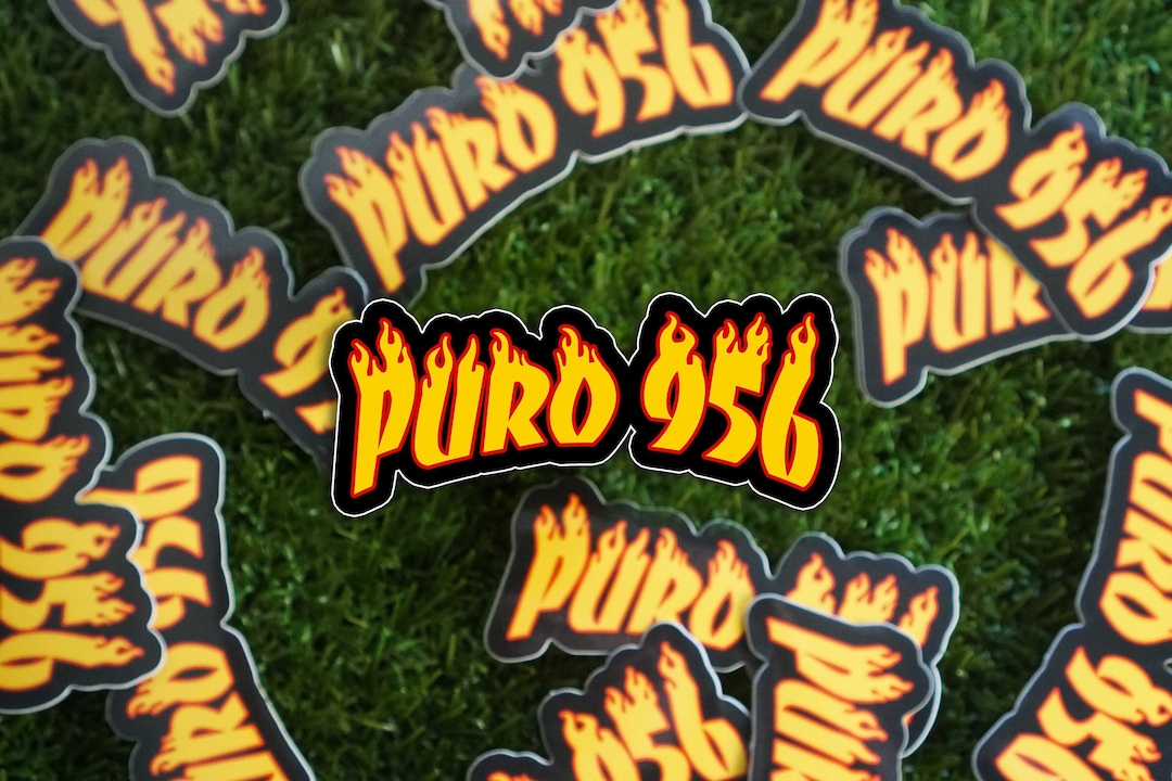 Puro 956 Flames | Rio Grande Valley Sticker | Texas Sticker | 956 ...