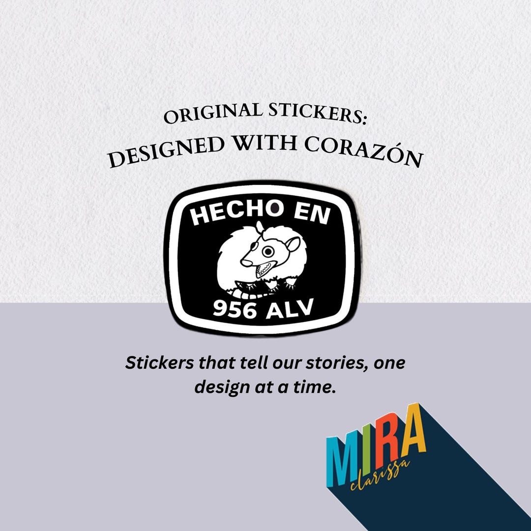 Hecho En 956 Sticker Rio Grande Valley Sticker South Texas Art 956 Cuh ...