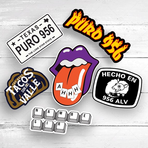 956 Sticker Pack Nambe Sir Nambe Miss Mcallen Texas Rio - Etsy