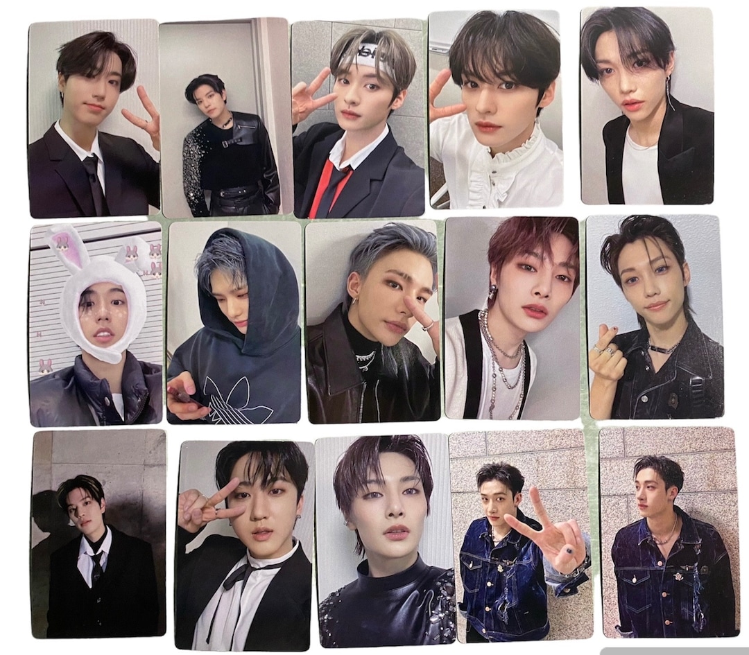 Stray Kids Mini World Photocard Memberset Card Kpop Skz Stay Gift ...