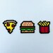 Perler Burger Fries and Pizza - Etsy