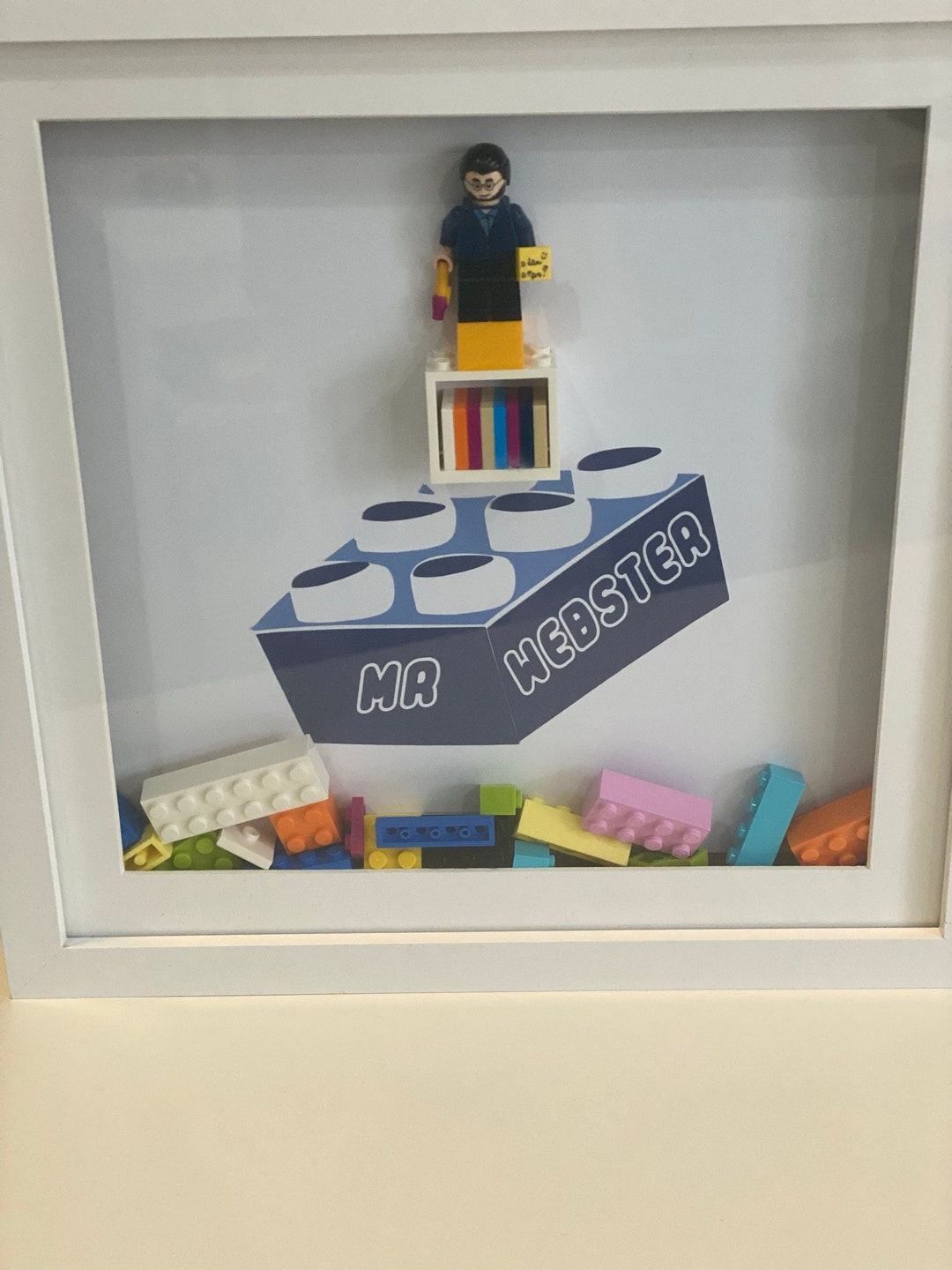 Personalised Lego Mini Figure Gift Frame - Etsy UK