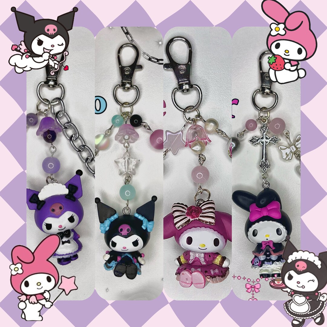 Sanrio Figurine Keychains - Etsy