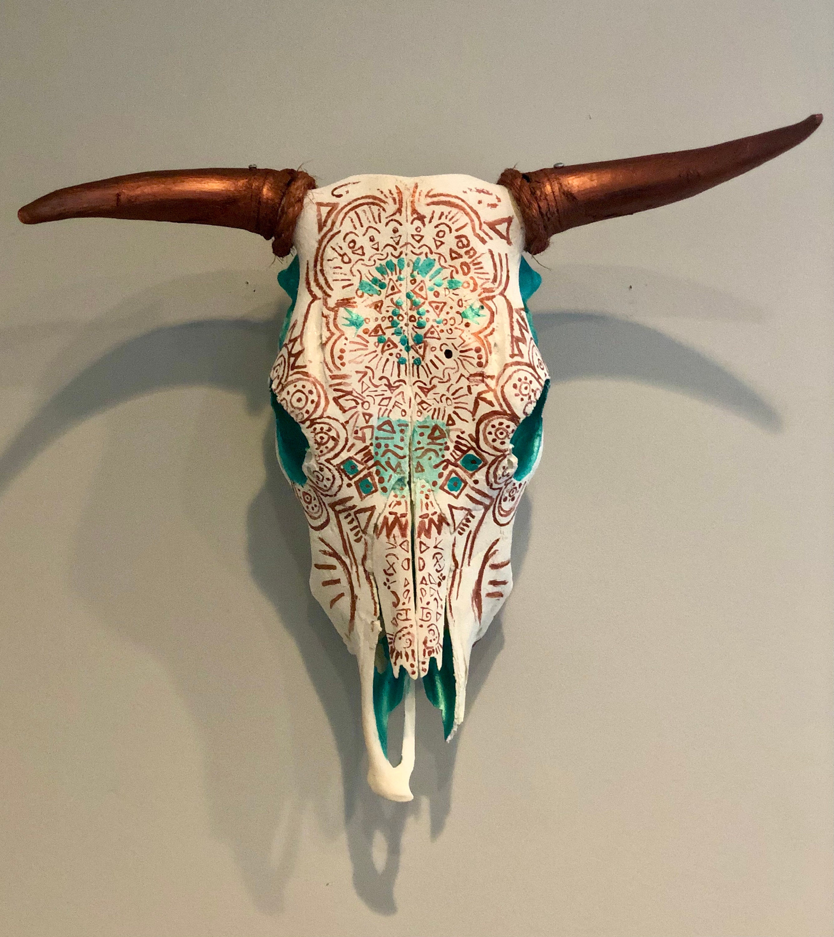 Bull Skull - Etsy