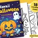 Kawaii Halloween Coloring Pages | Cute Spooky Fun (PDF Printable) - Etsy