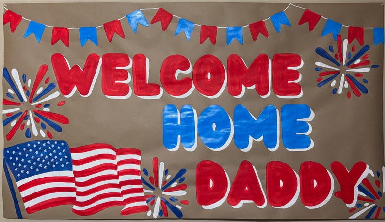 Welcome Home Banner - Etsy