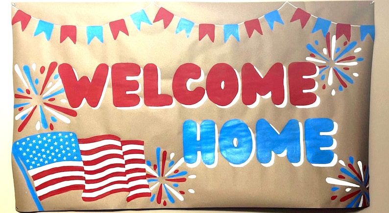 Welcome Home Banner - Etsy