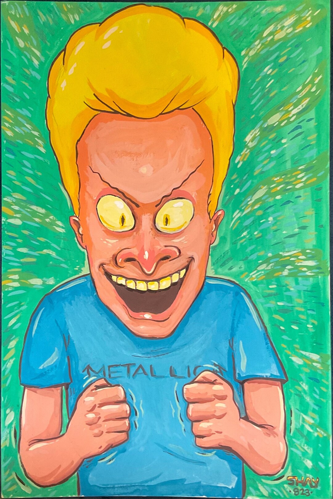 Beavis Gauche on Comic Board - Etsy