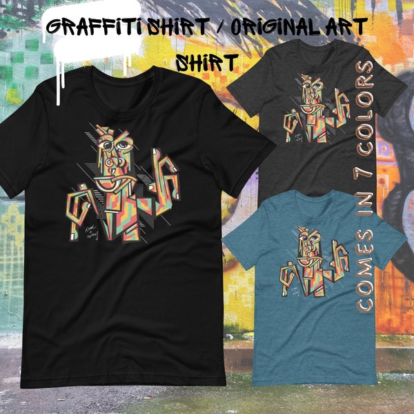 Graffiti Shirt - Etsy