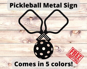 Pickleball Metal Sign - Etsy