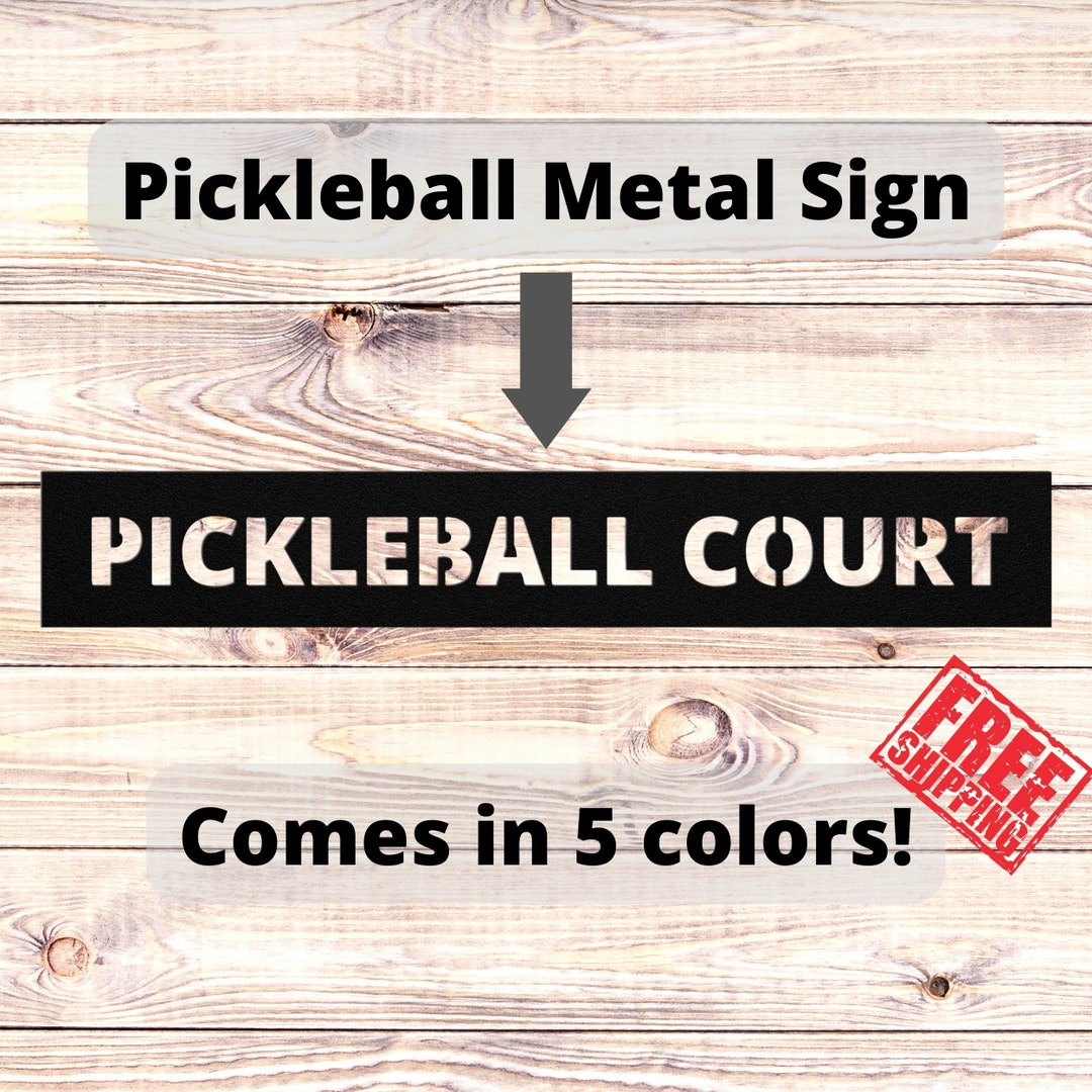 Pickleball, Pickleball Court Sign, Pickleball Street Sign, Pickleball ...