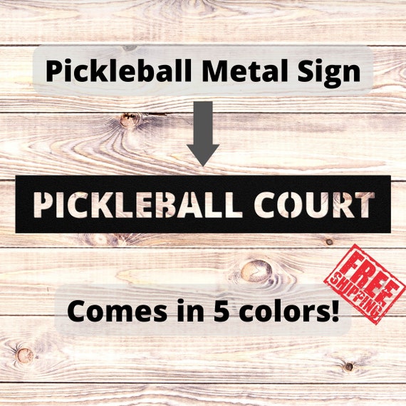 Pickleball Pickleball Court Sign Pickleball Street Sign | Etsy